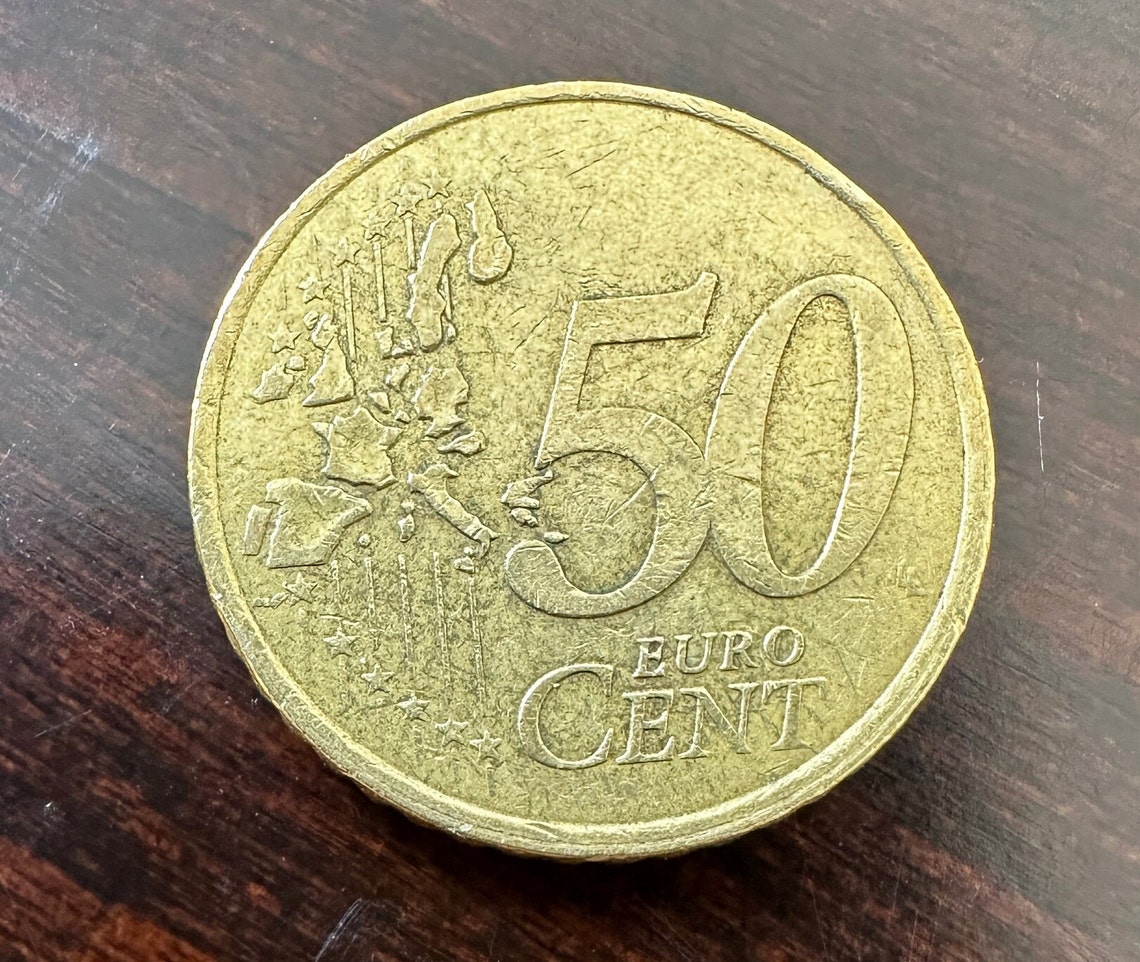 Zeldzame munt 50 eurocent RF 1999 Frankrijk - Etsy Nederland