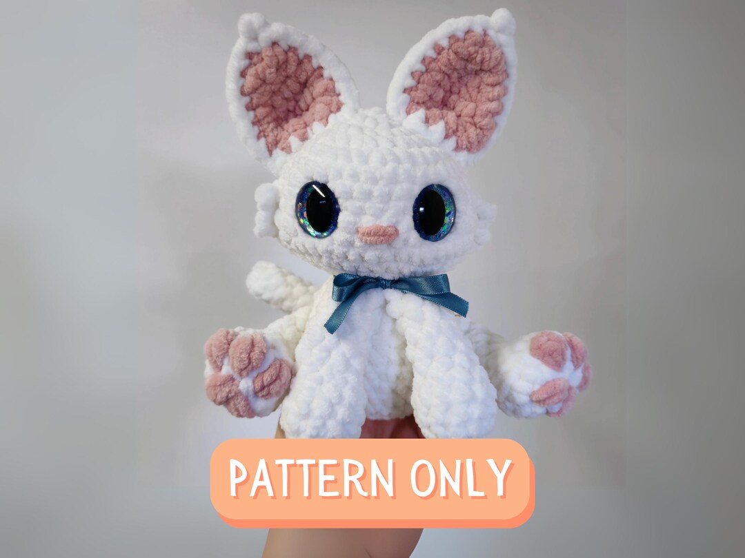 Tofu the Cat Crochet PDF PATTERN | English, Amigurumi Instructions ...