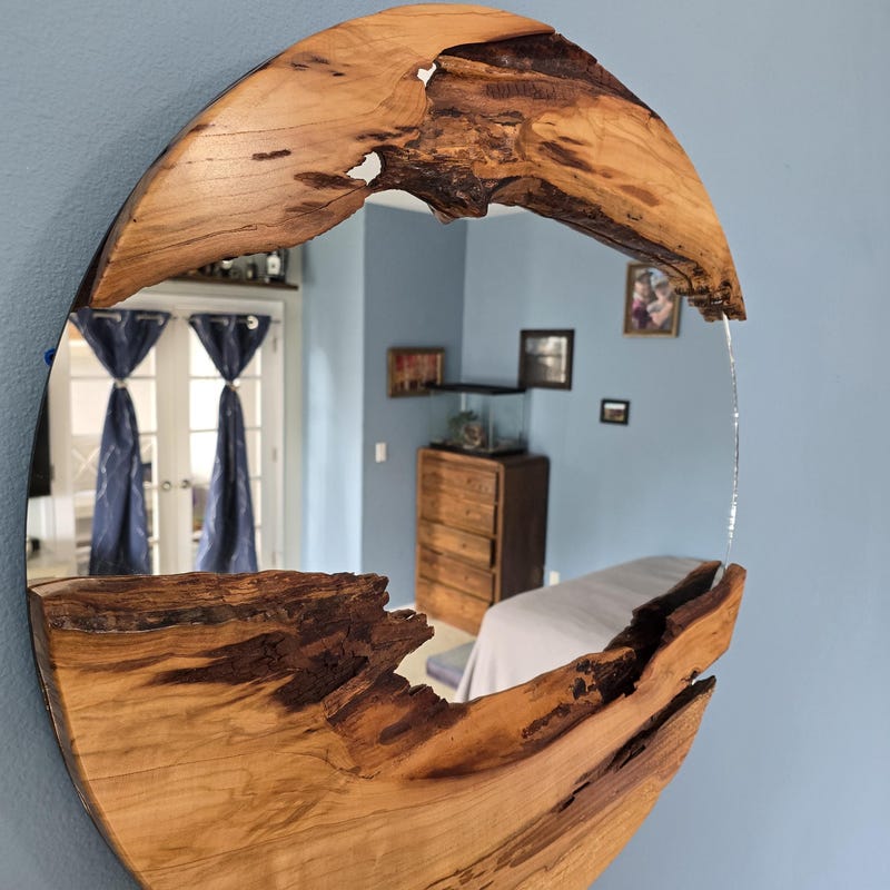 Live Edge Mirror - Etsy