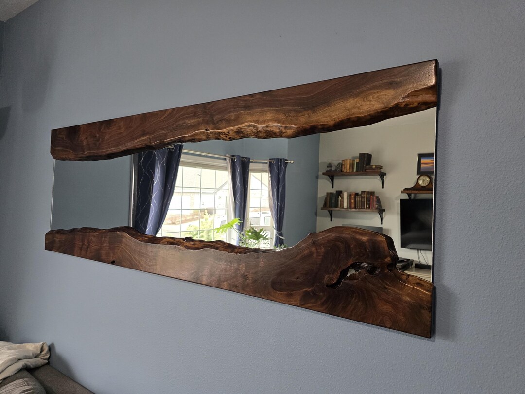 Custom Live Edge Mirrors - Etsy