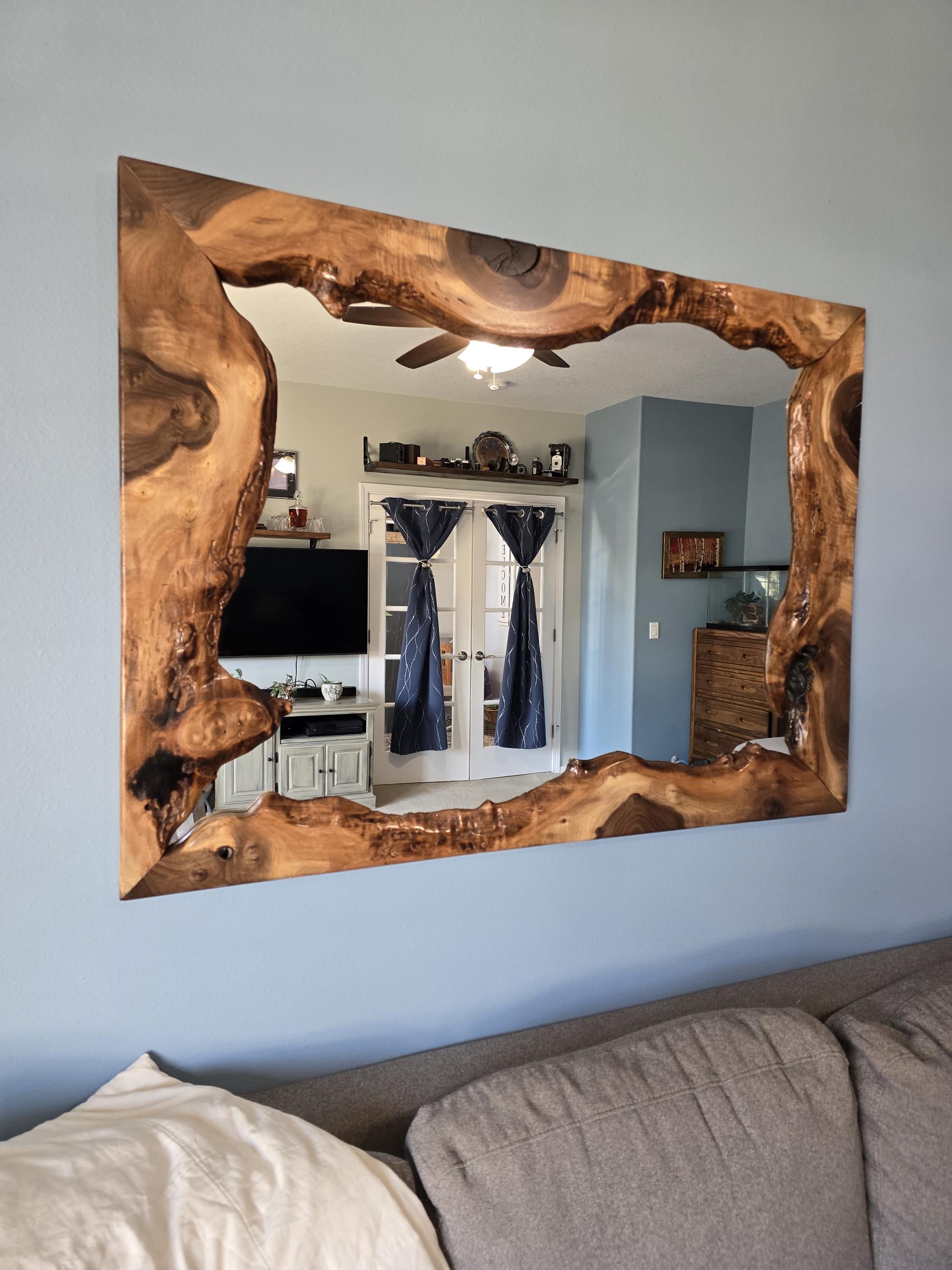 Custom Live Edge Mirrors - Etsy