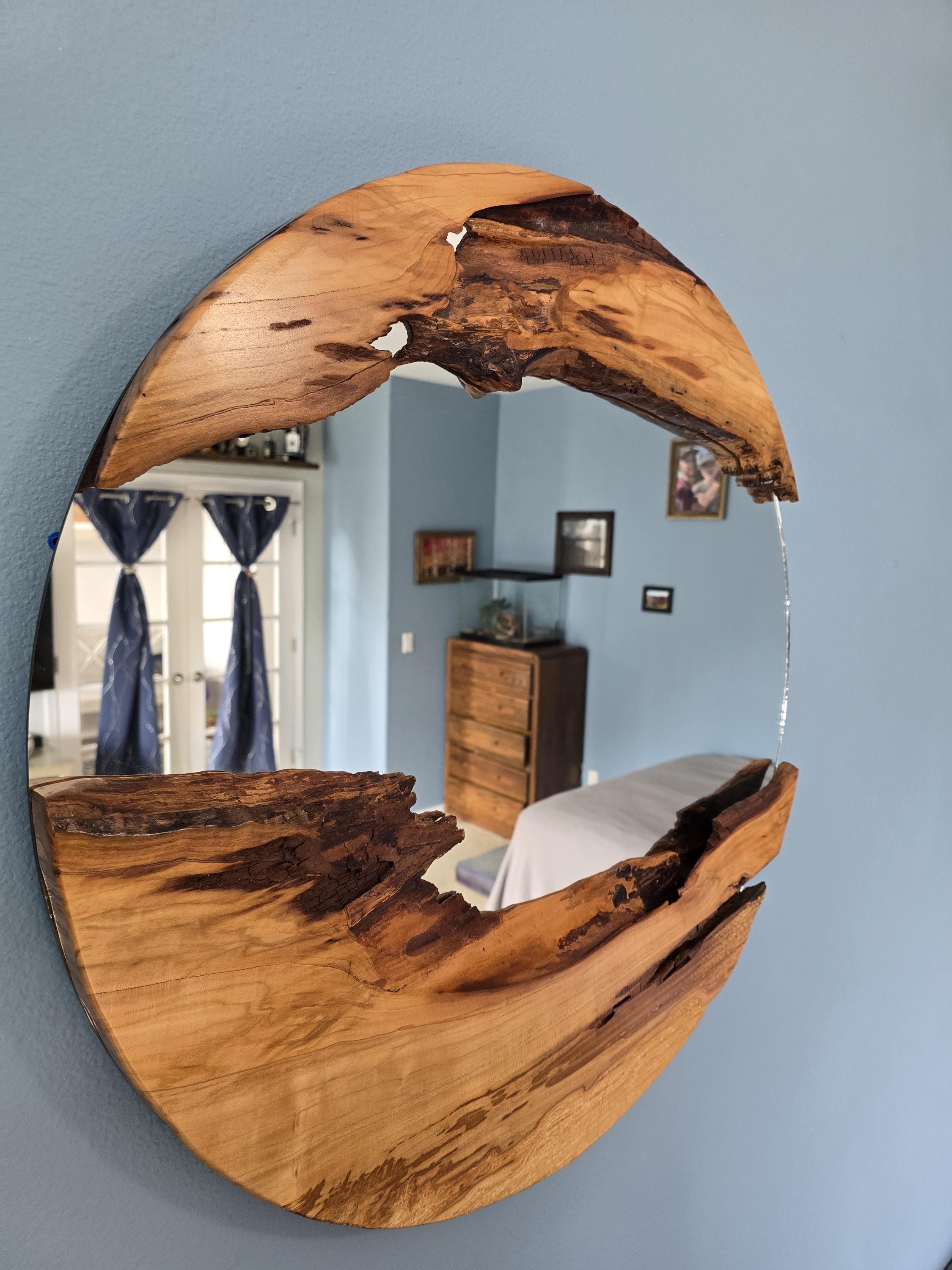Custom Live Edge Mirrors - Etsy