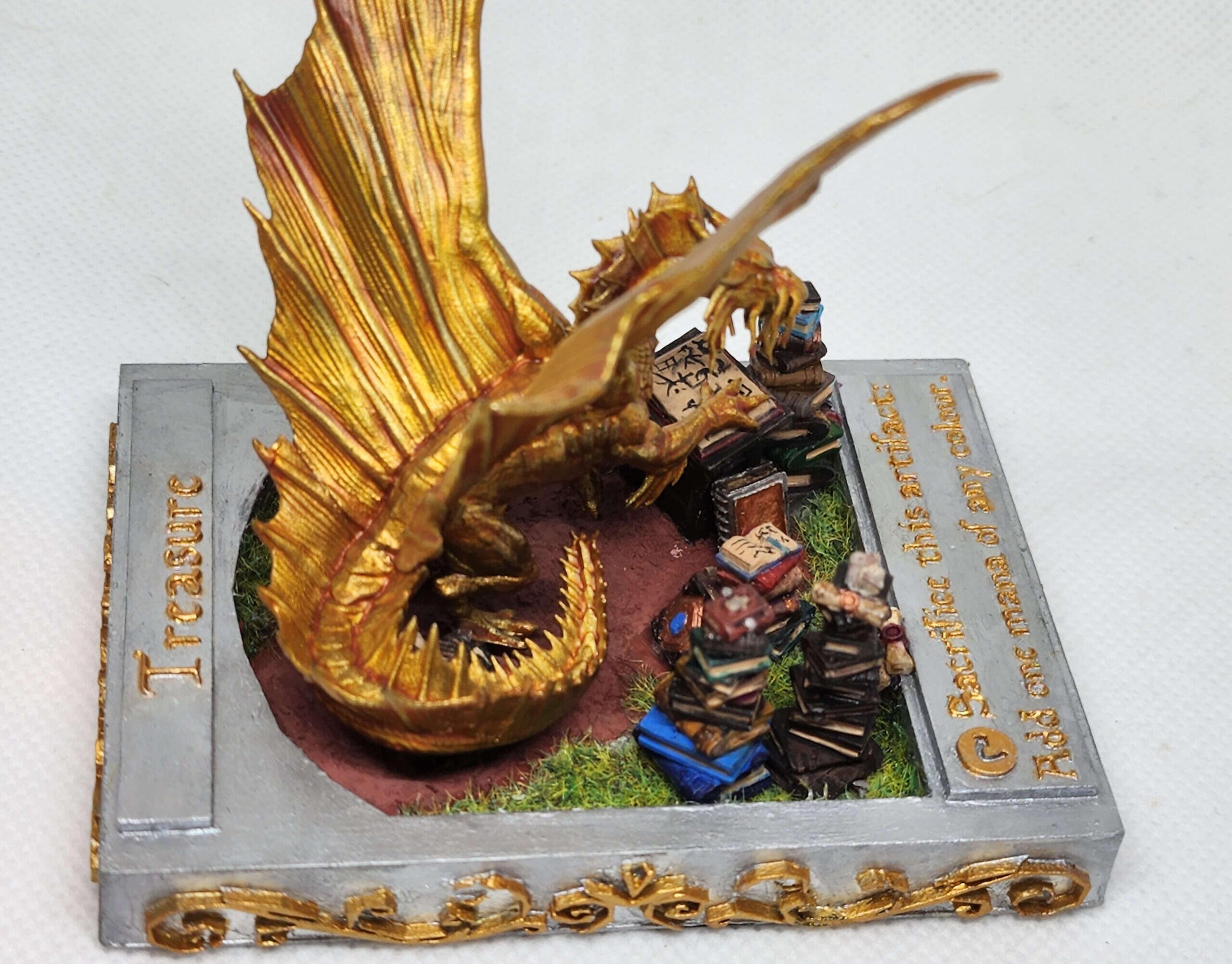 Magic: the Gathering Ancient Gold Dragon Treasure Token - Etsy