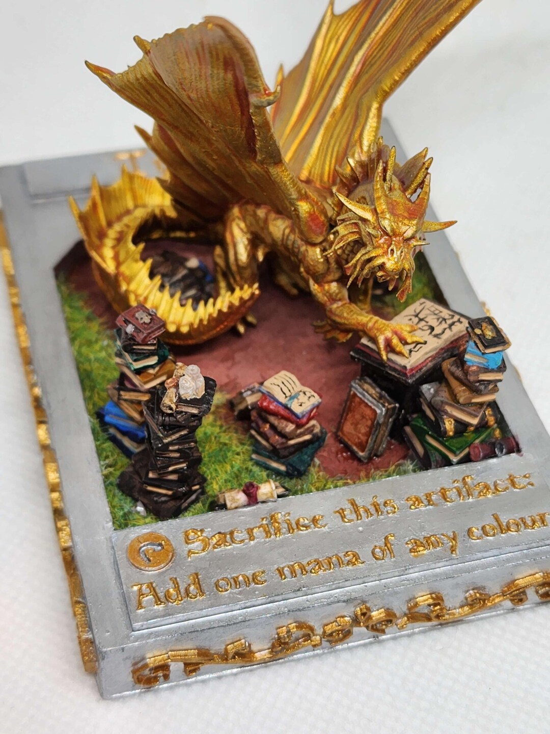 Magic: the Gathering Ancient Gold Dragon Treasure Token - Etsy