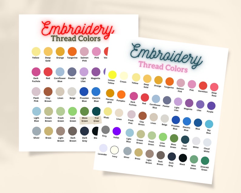Fantastic Embroidery Thread Color Chart, Simthread Color Chart ...