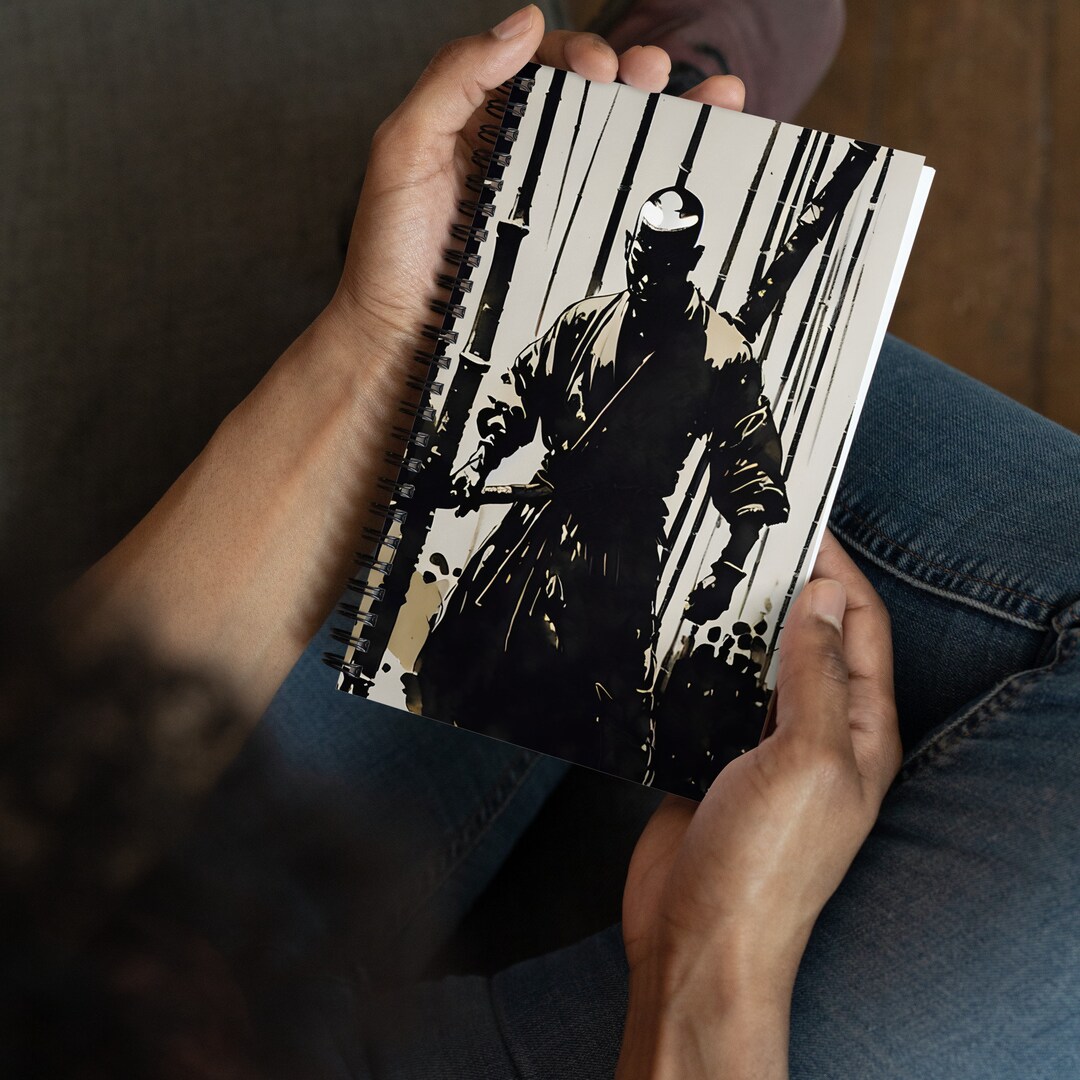 Shaolin Monk Inspired Spiral Notebook, Note Pad, School Book, Office ...