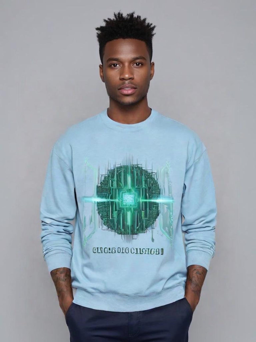 Binary Code Sweatshirt Cool Computer Geek Gift Tech Lover Jumper Casual ...