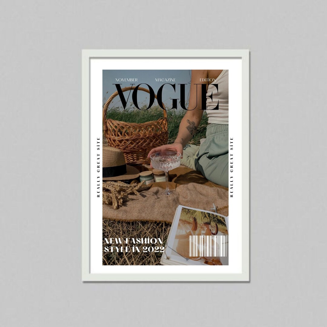 Vogue Wall Decor Printable Fashion Wall Art Luxury Fashion Poster ...