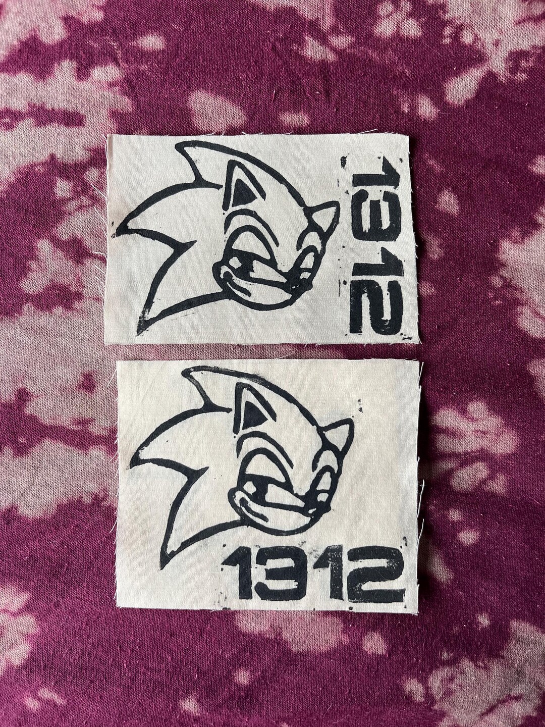 Sonic 1312 Patch | Sonic the Hedgehog ACAB Patch - Etsy
