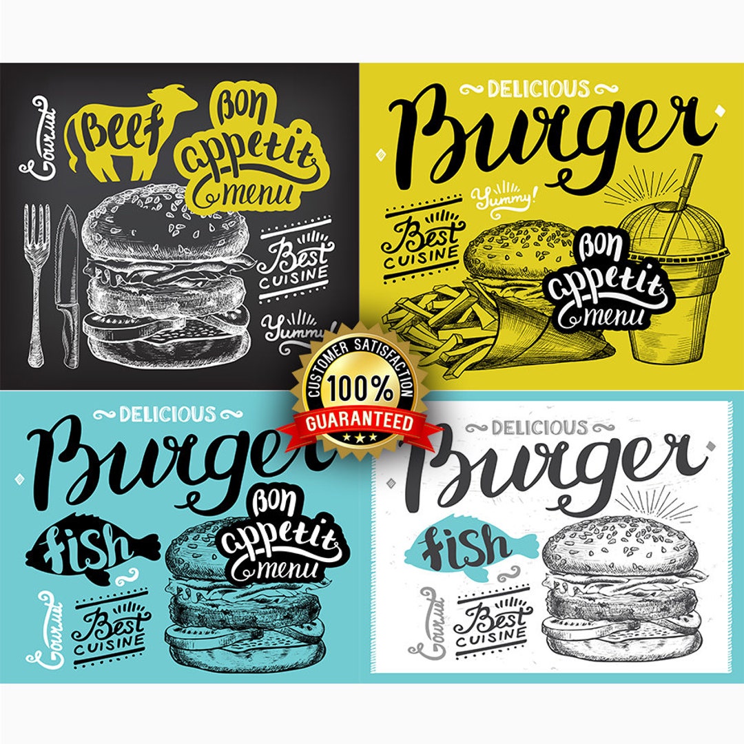 200 Digital Bon Appétit Menu Bundle Perfect for Buffet - Etsy