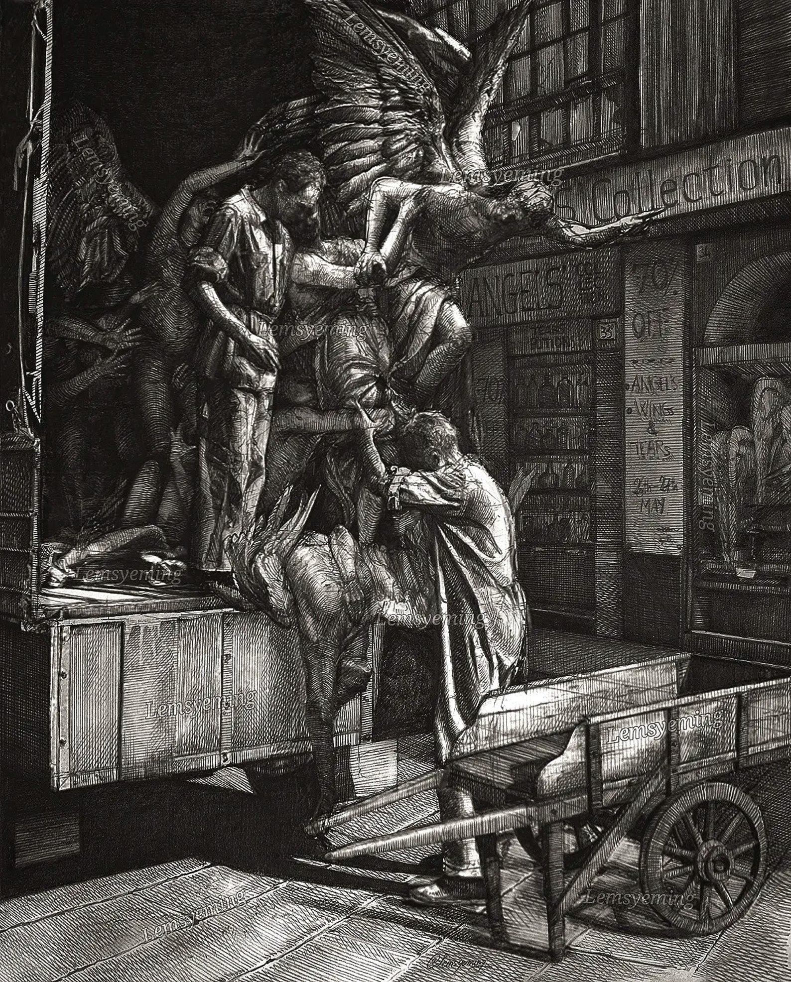 Human Angel Art Print - Etsy