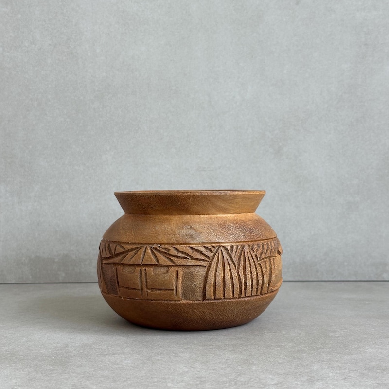 Carved Wood Monkeypod Bowl - Etsy