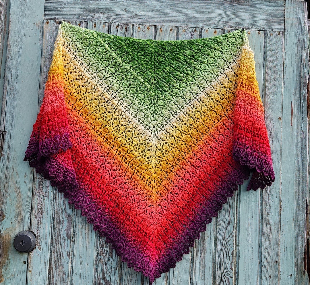 Chęchy Pattern, Crochet Shawl Pattern, Graphic Chart Only, Graphic ...