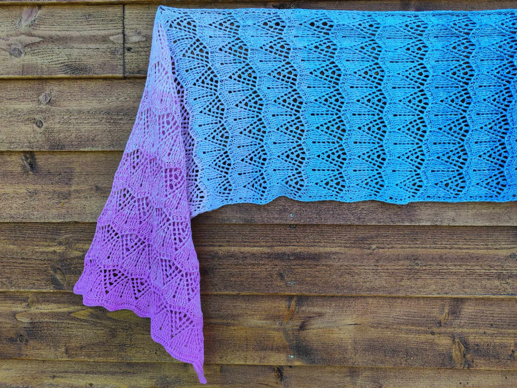 Sfinks Shawl Pattern, Crochet Shawl Pattern, Graphic Chart Only ...