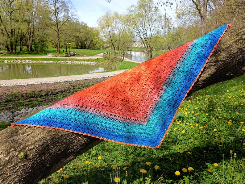 Chęchy Pattern, Crochet Shawl Pattern, Graphic Chart Only, Graphic ...