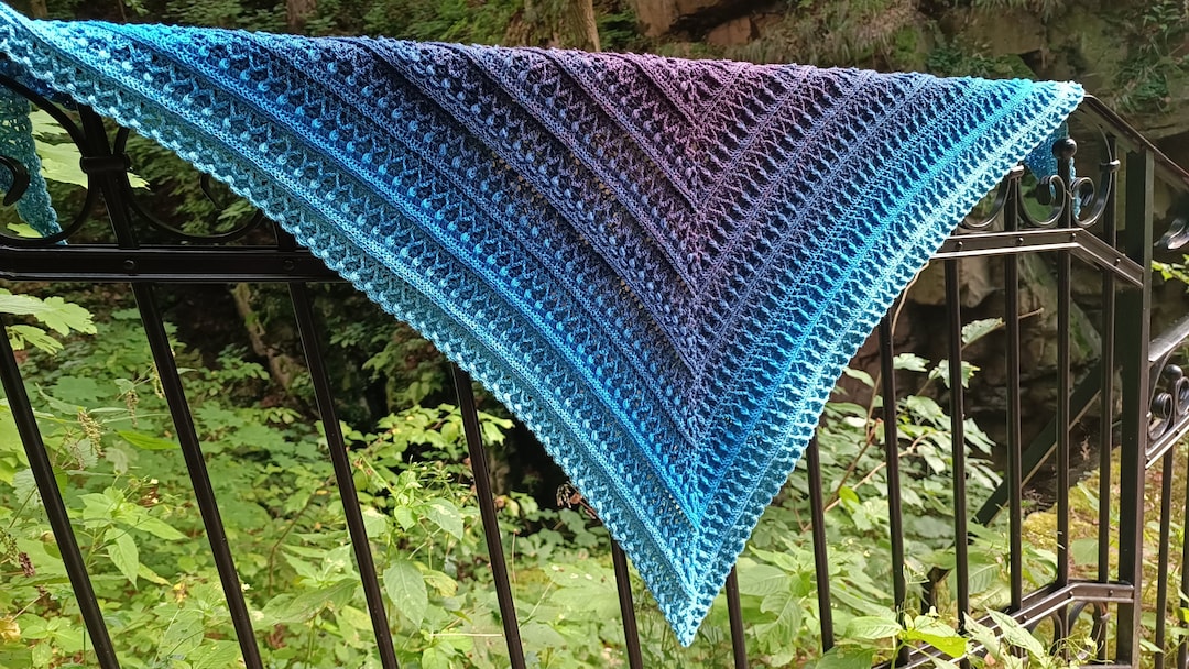 Devil Pattern, Crochet Shawl Pattern, Graphic Chart Only, Graphic ...