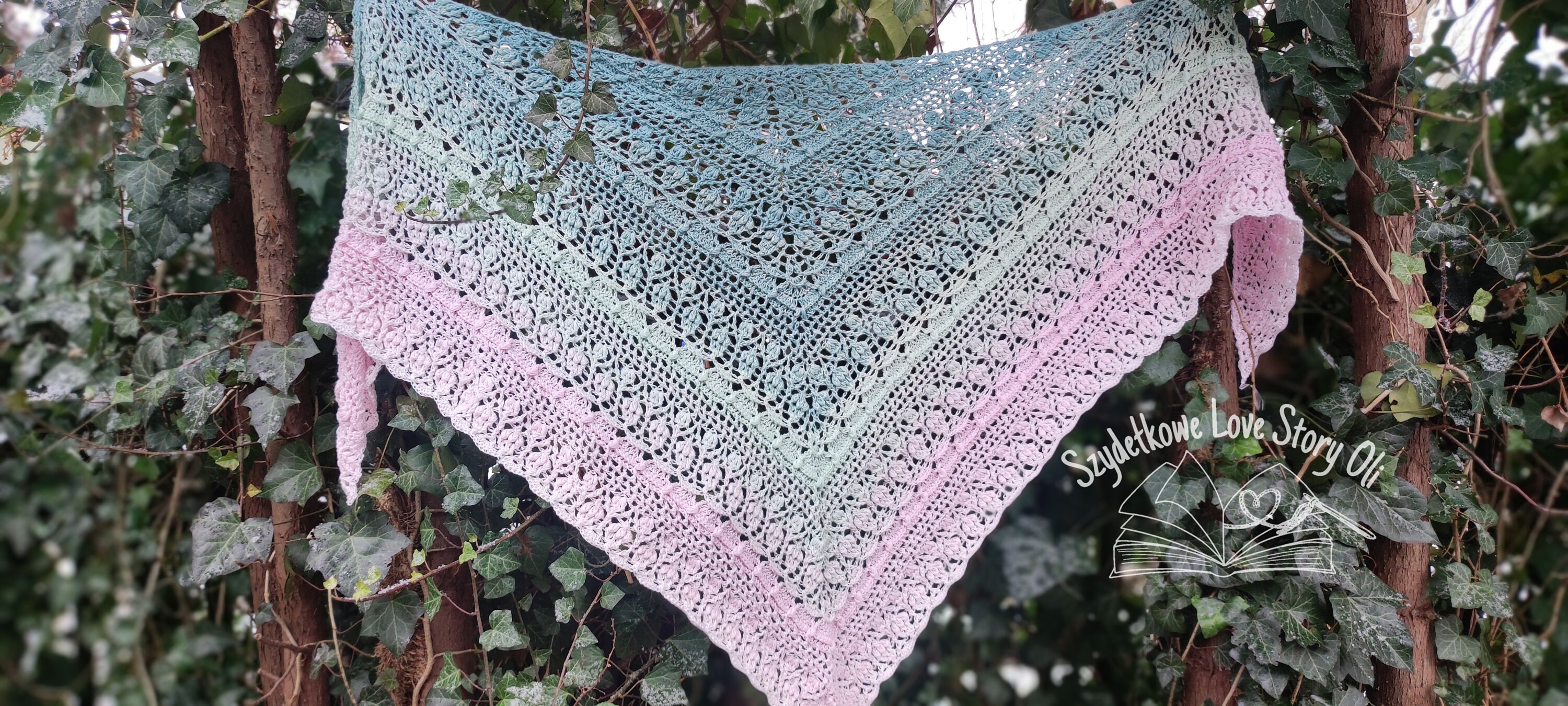 Crochet Pattern, Crochet Shawl, Triangle Shawl, Graphic Chart Only ...