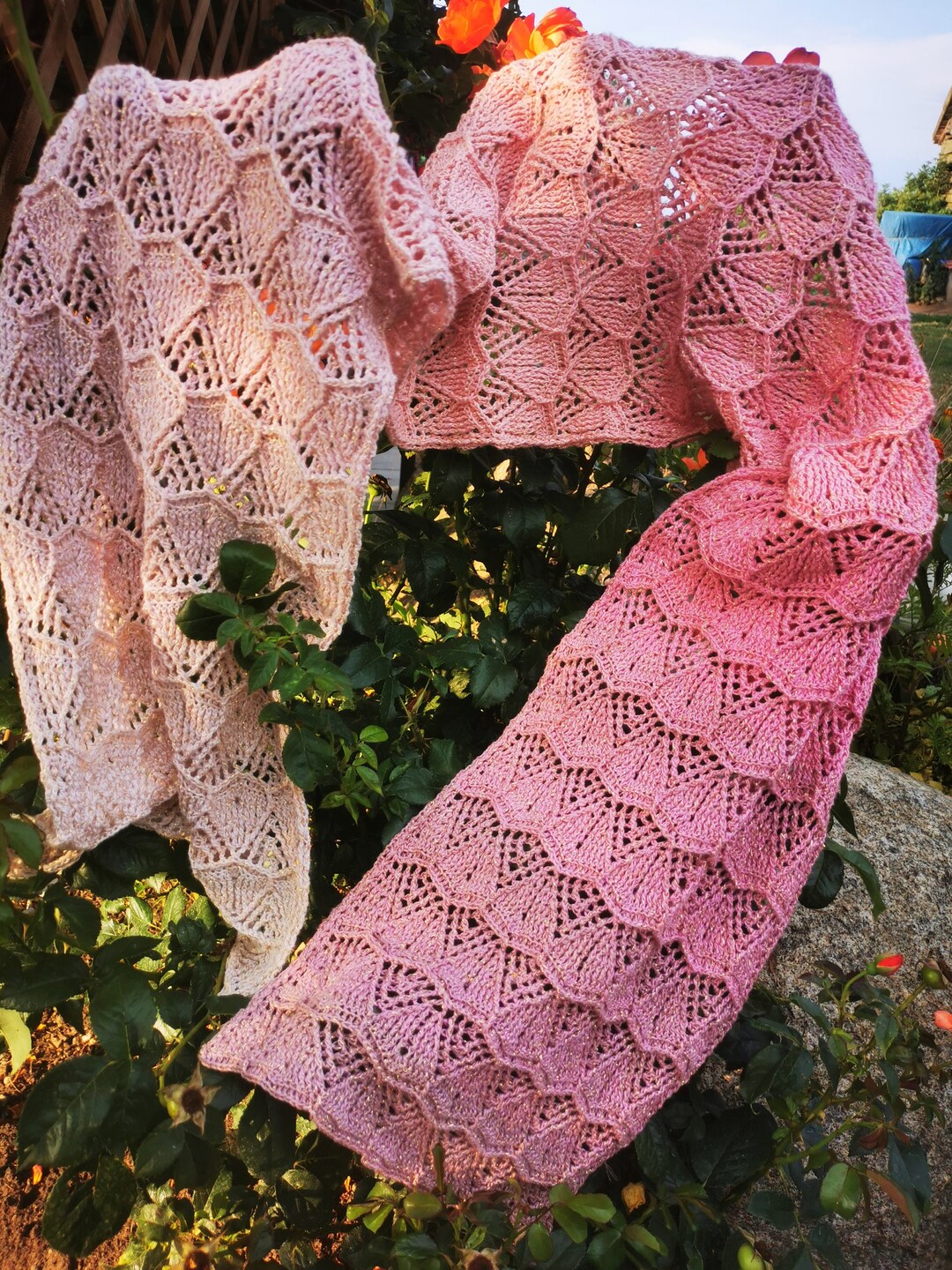 Sfinks Shawl Pattern, Crochet Shawl Pattern, Graphic Chart Only ...