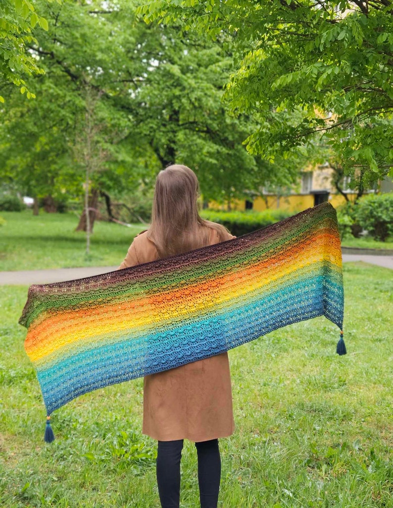 Baziakotka Shawl Pattern, Crochet Shawl Pattern, Crochet Pattern ...