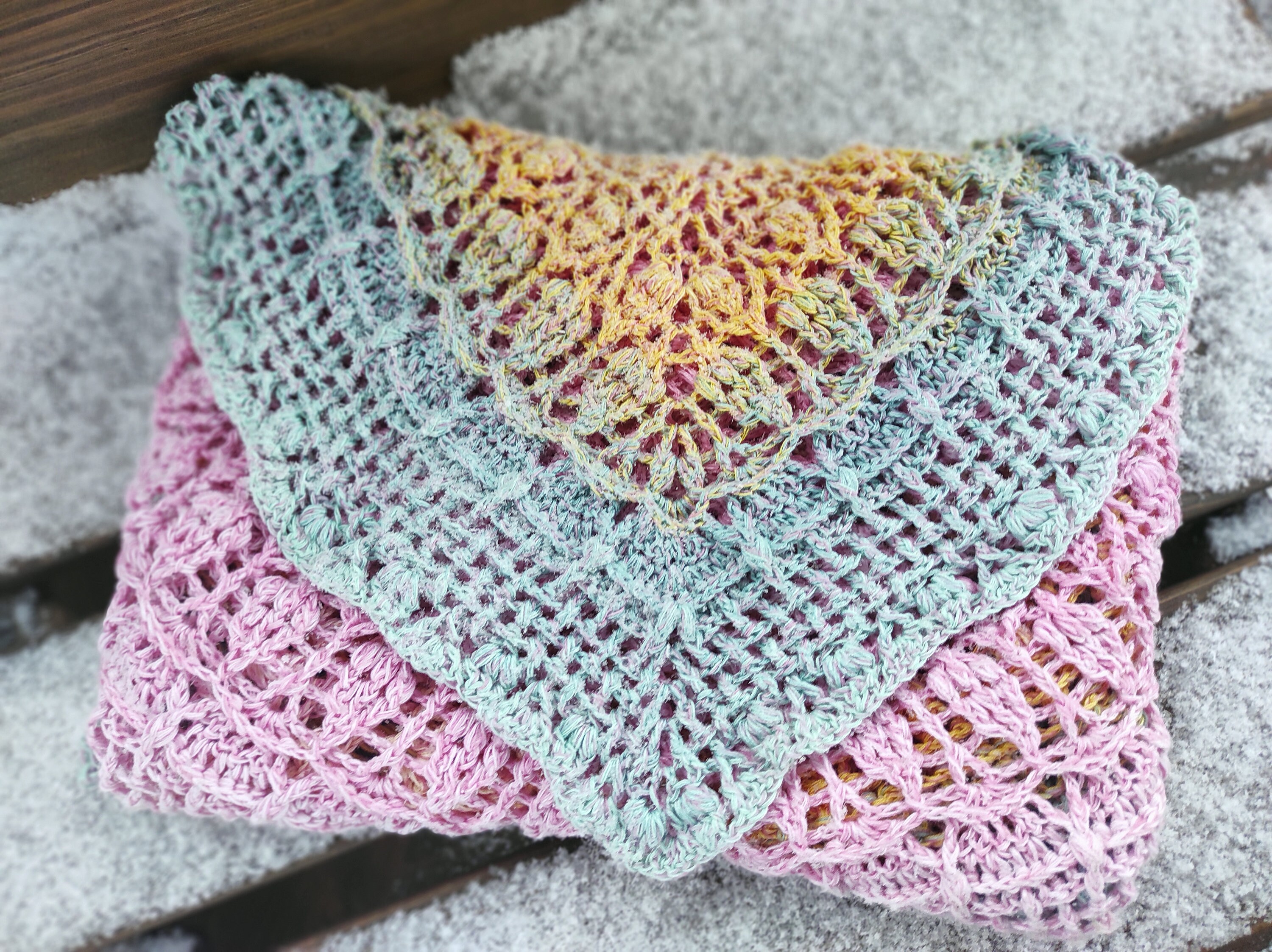 Crochet Pattern, Crochet Shawl, Triangle Shawl, Graphic Chart Only ...