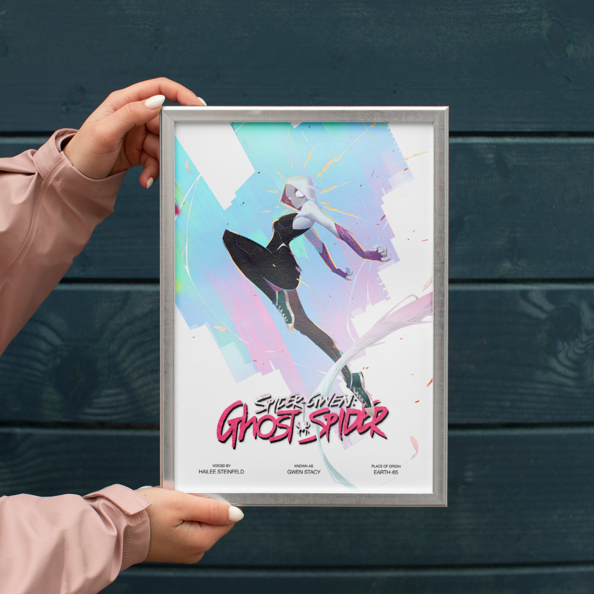 Spider-gwen Print - Ghost Spider - Into the Spider-verse - Printable ...