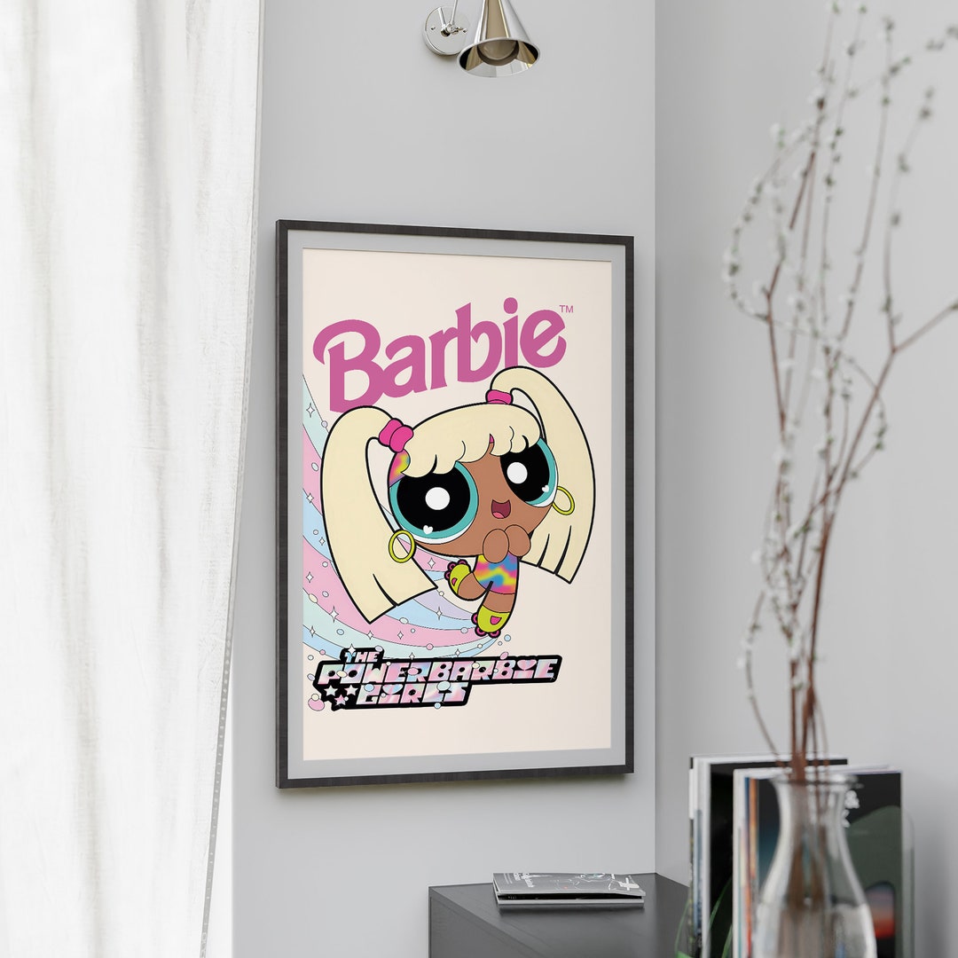 Buttercup Barbie Poster Print - Barbie Movie Poster - Powerpuff Girls ...