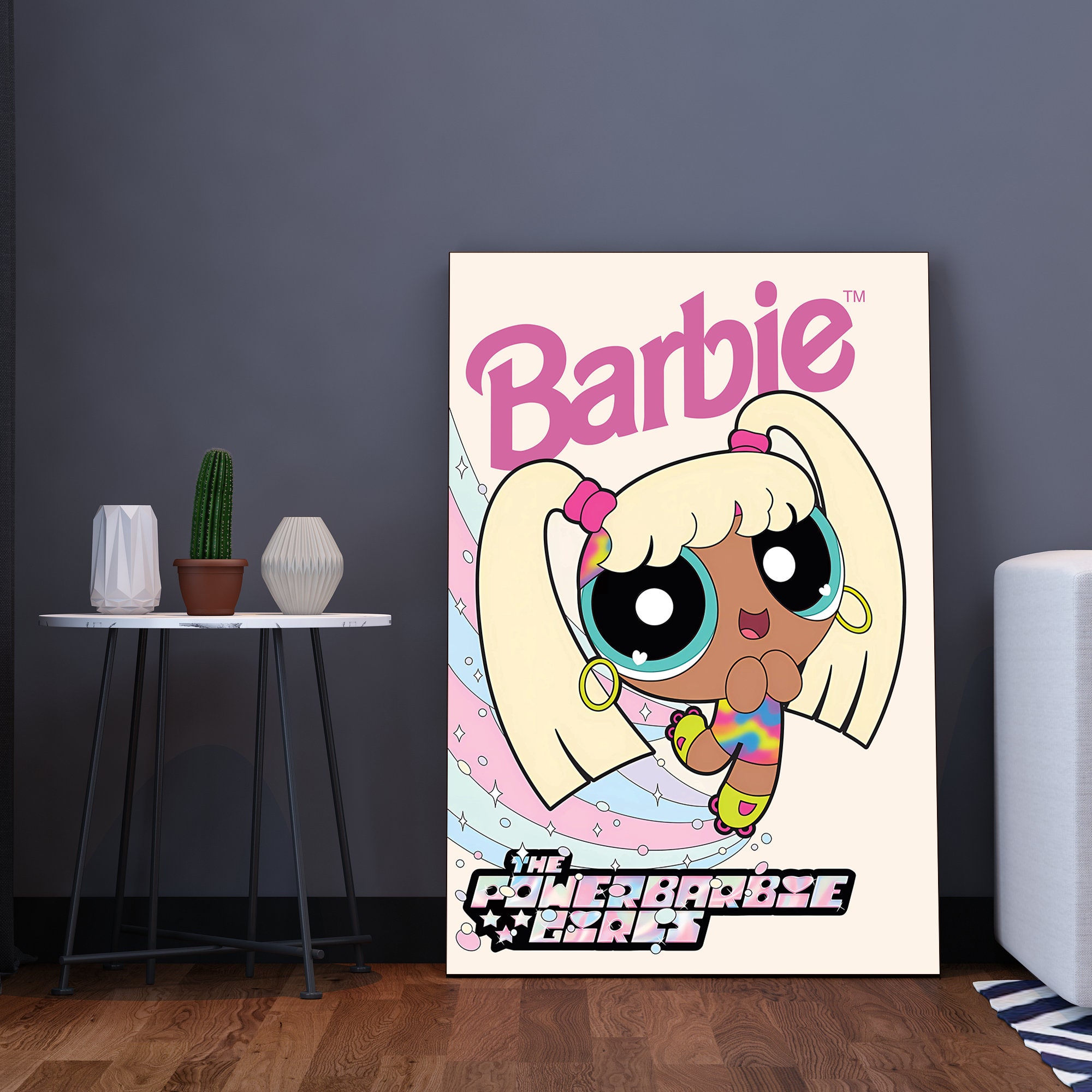 Buttercup Barbie Poster Print - Barbie Movie Poster - Powerpuff Girls ...