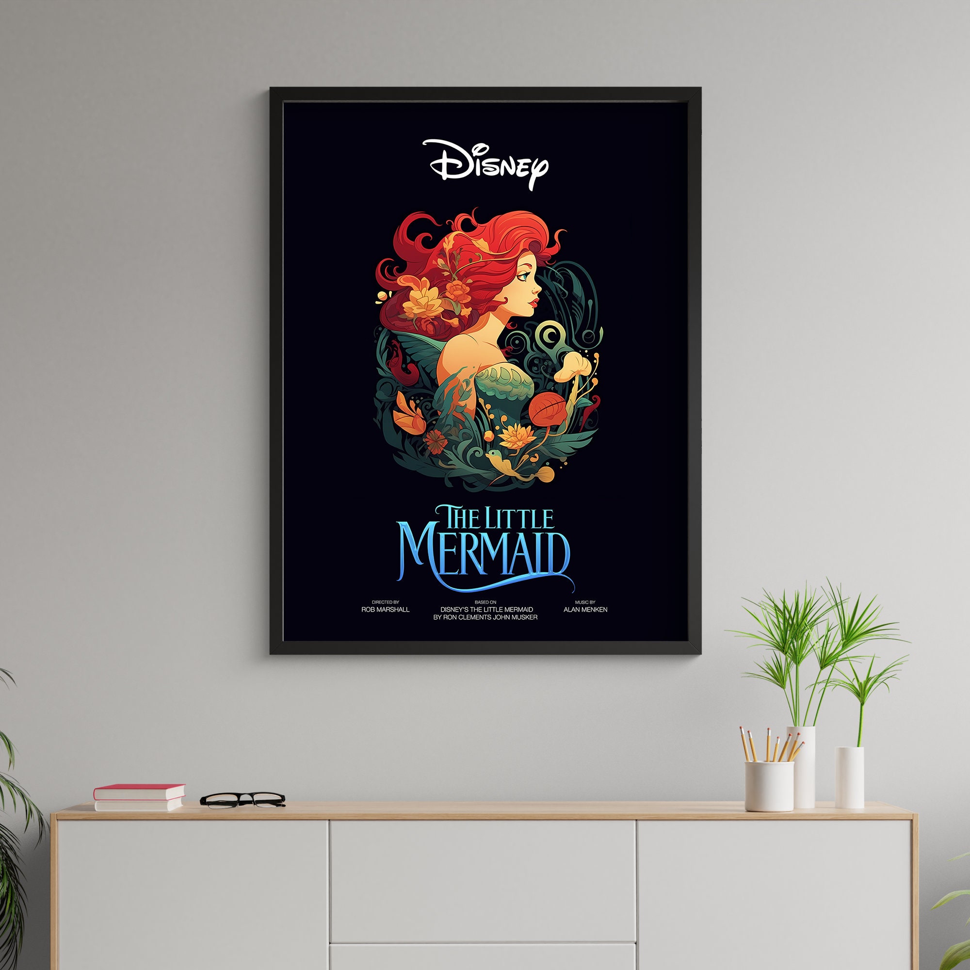 The Little Mermaid Poster - Ariel Poster - Disney Movie Poster