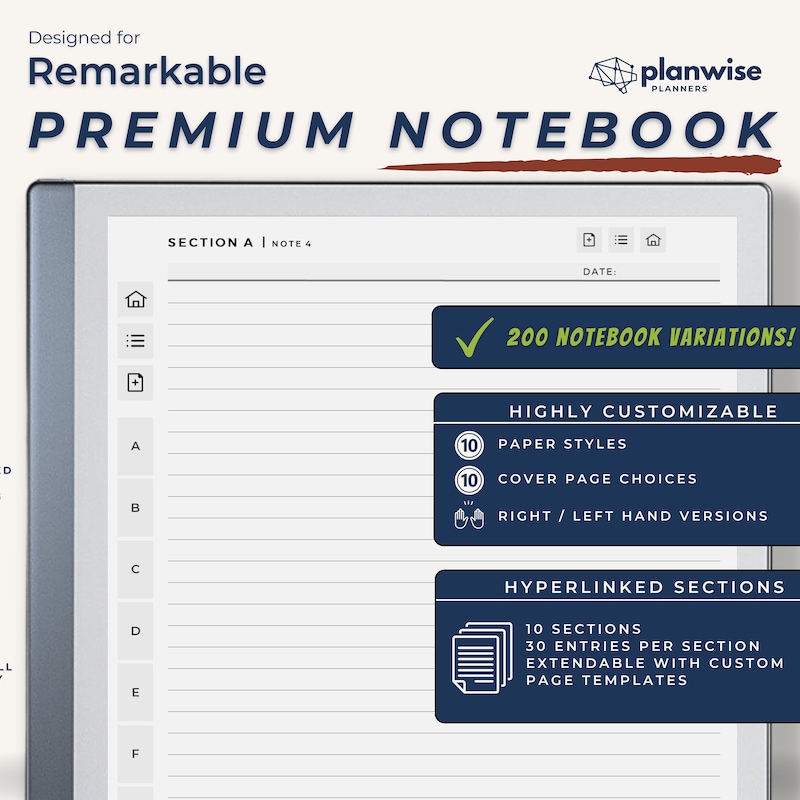 Black Lined Notebook Paper - Etsy