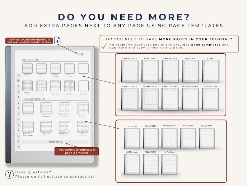 Daily Journal for Remarkable 2, Templates for Remarkable, Journal ...