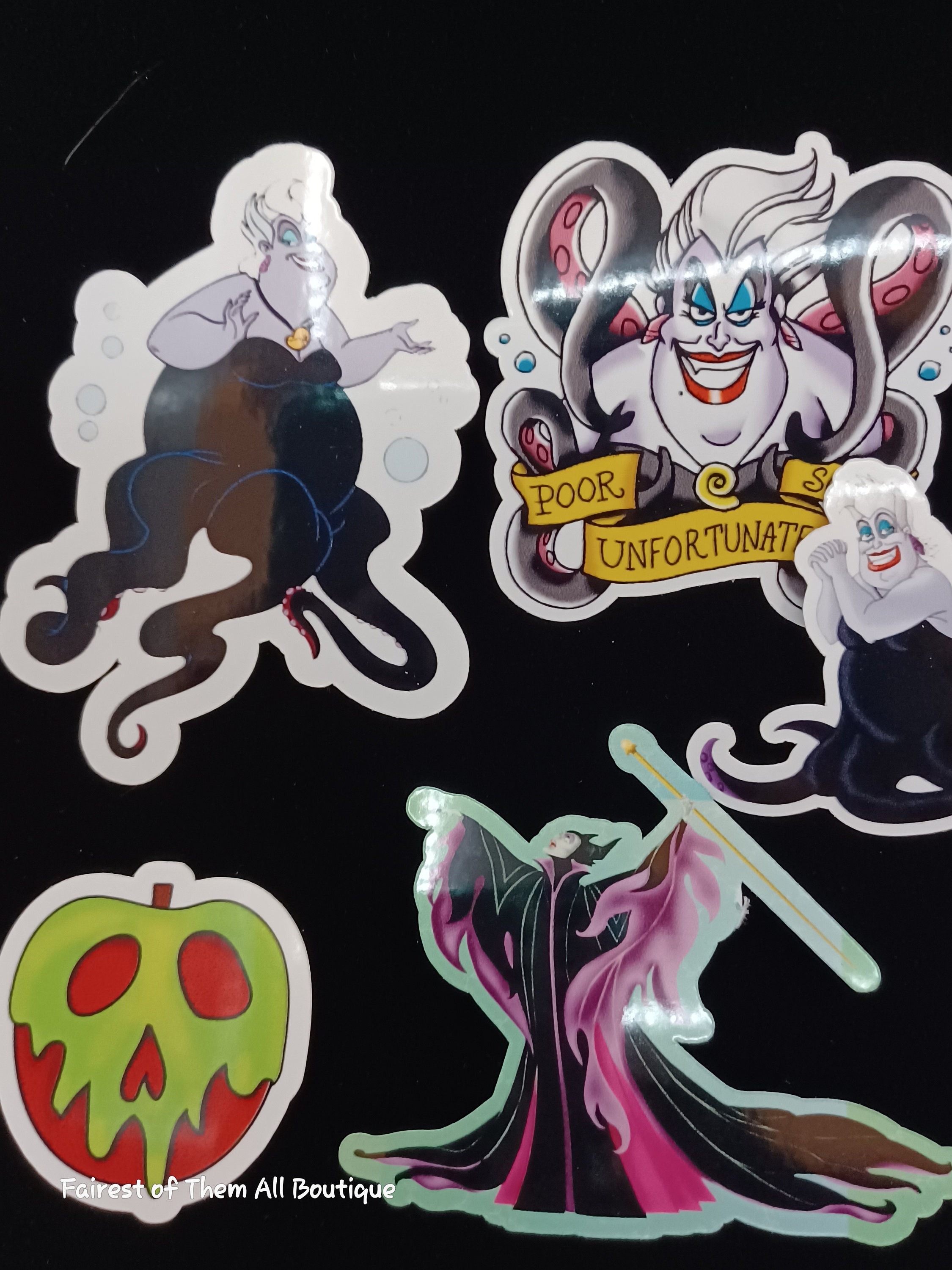 25 Villain Stickers: Glossy Water-resistant or Waterproof Vinyl Decals ...