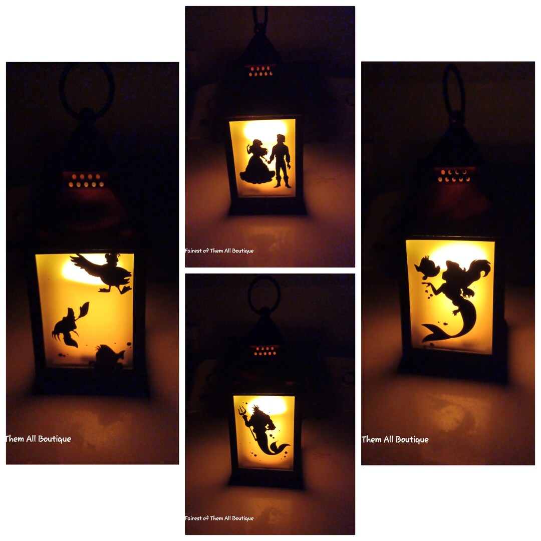 The Little Mermaid Lantern - Etsy