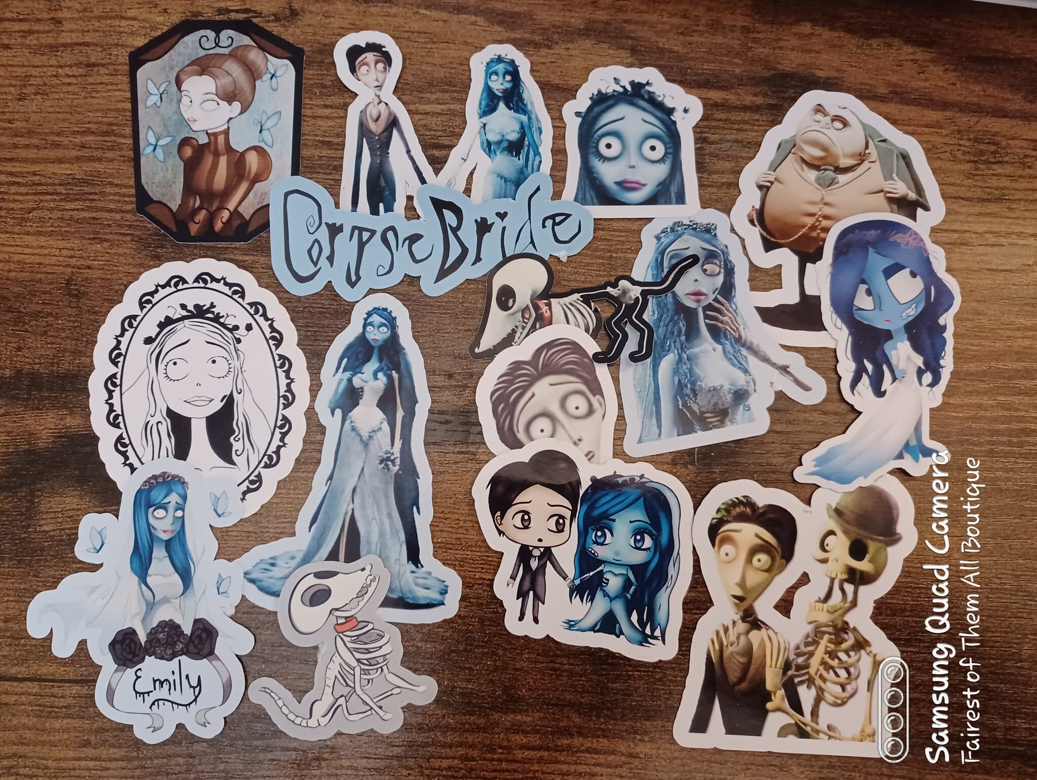 15-corpse Bride Stickers, Glossy, Water-resistant, Vinyl Stickers ...