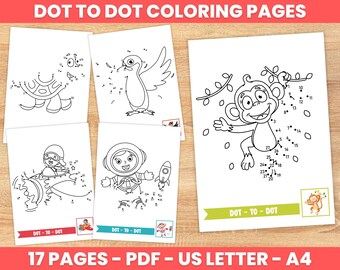 Dot the Colors Activity Pack Preschool Do-a-dots Worksheets - Etsy
