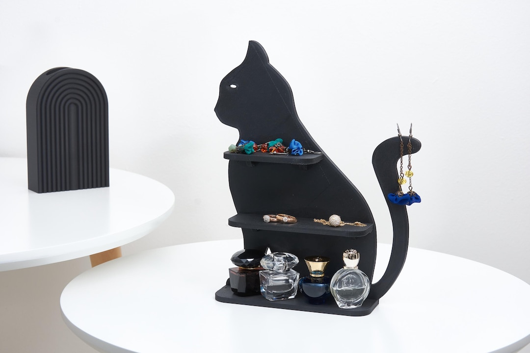 Charming Cat-shaped Shelf Playful Home Decor Accent Stylish Cat-shaped ...