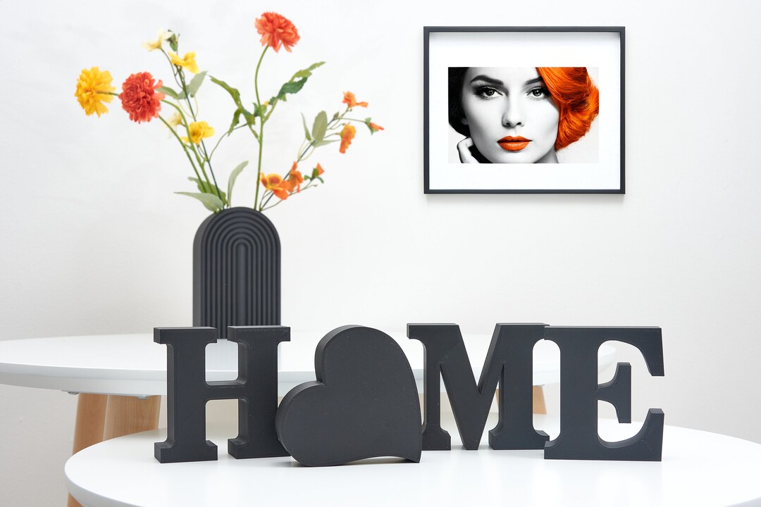 Home Word Sign | Room Decor Ornament | Freestanding Home Sign Ornament ...