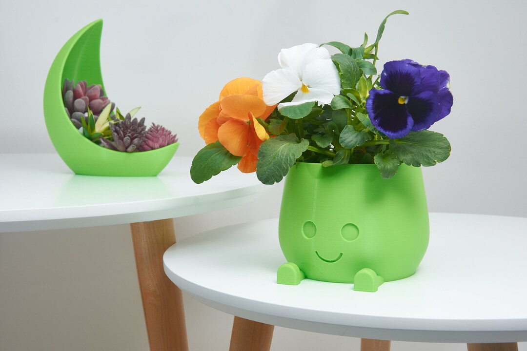 Indoor Plant Pot | Happy Face Planter for Plants | Smiling Cute ...
