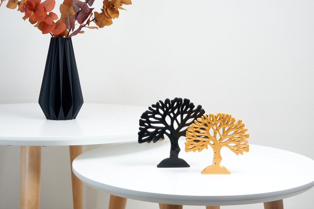 Freestanding Decorative Tree of Life Art Family Tree Decor 3D Printed ...