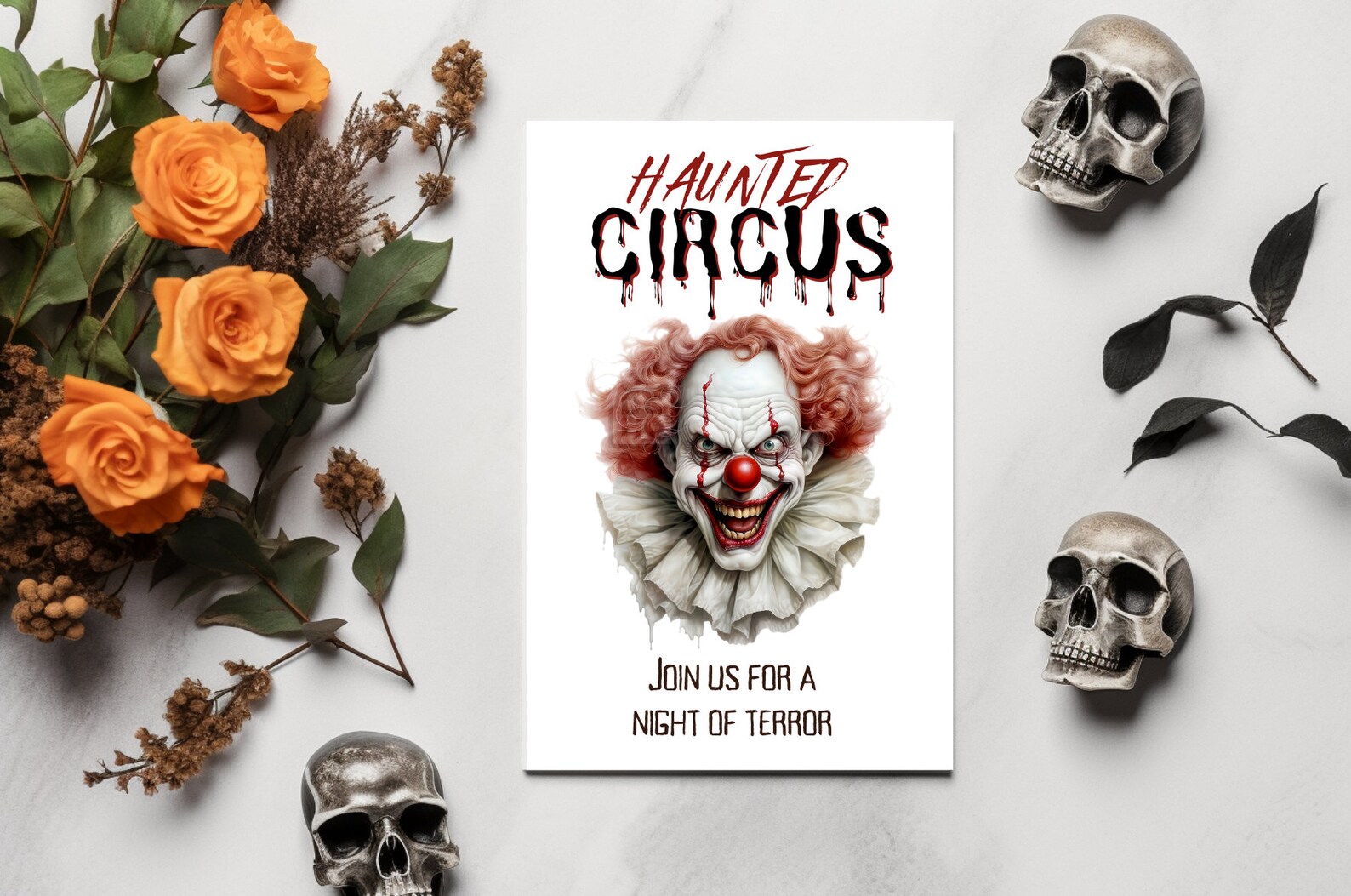 Scary Clowns Clipart, IT Clown Digital Download, PNG Clown, Halloween ...