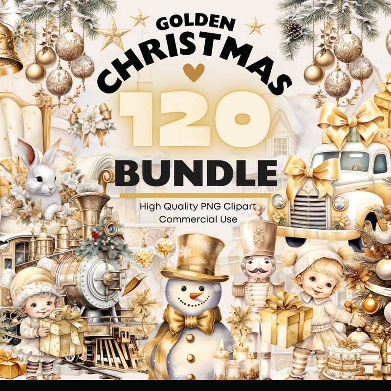 Gold Christmas - Etsy