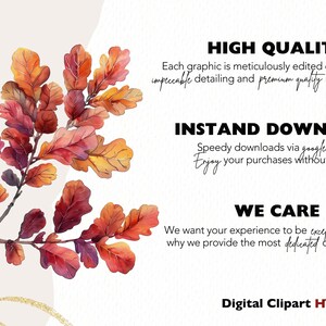 Autumn Leaves Watercolor Clipart Bundle Fall Watercolor Maple Leaf Png ...