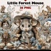Cute Little Mouse Chef Clipart Bundle, Mice in Kitchen Watercolor ...