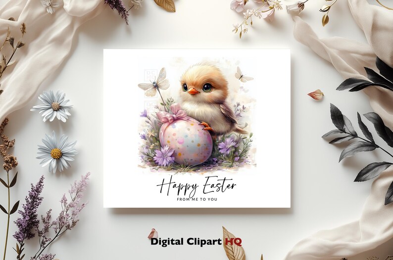 Easter Baby Chicks Clipart PNG JPEG, Spring Egg Chick Illustration ...