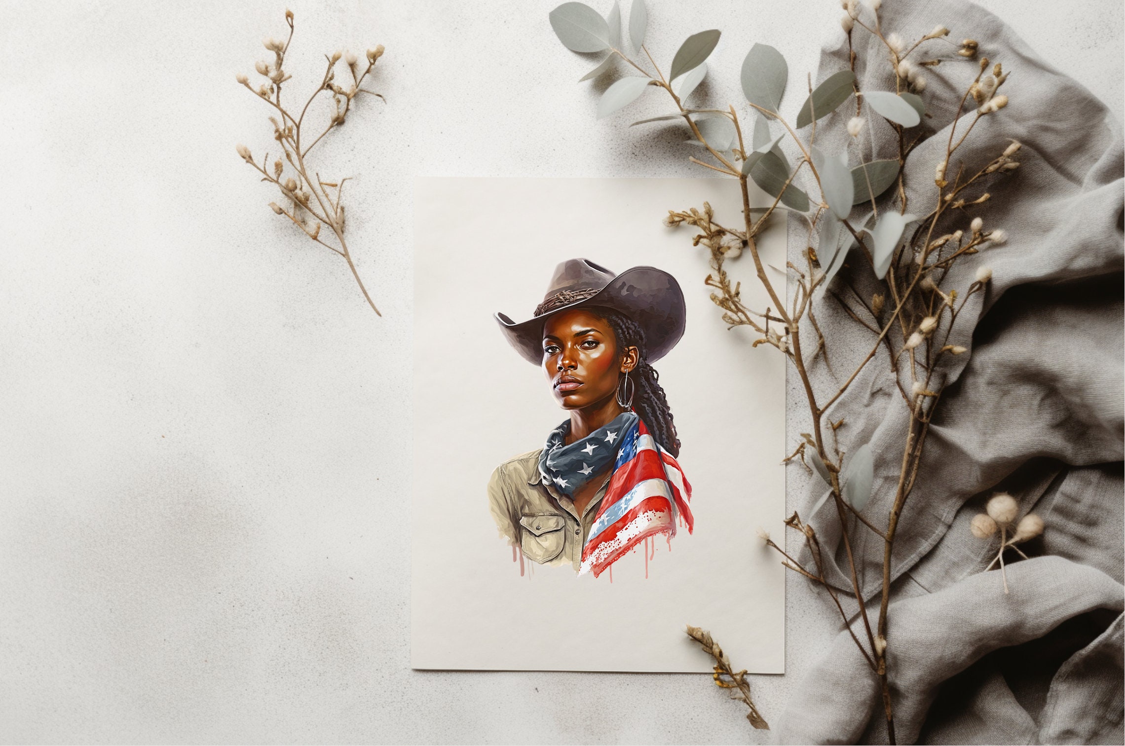 Patriotic Women Clipart, Western PNG, Patriotic Female Graphics, 4th of ...