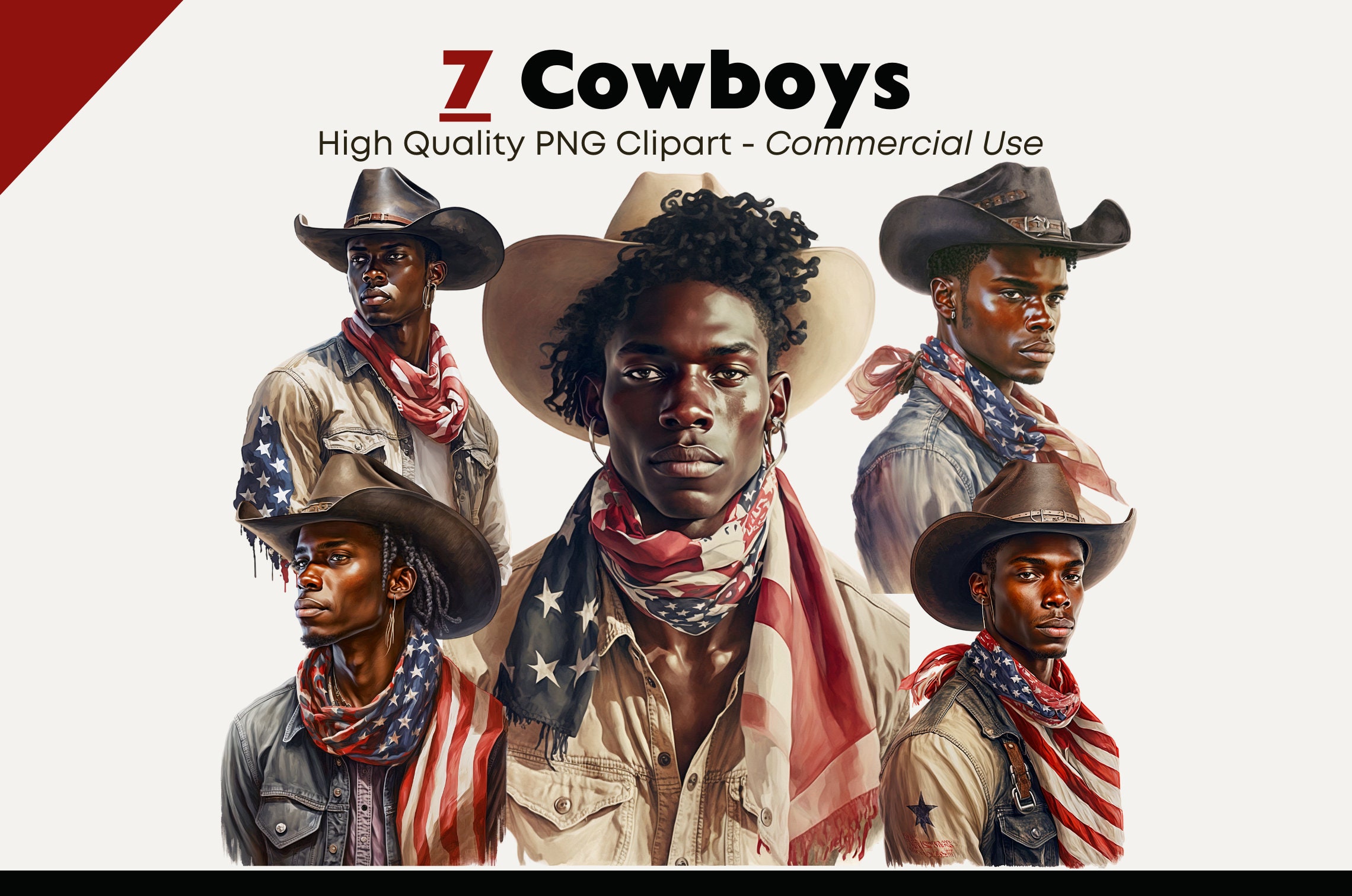 Cowboy Clipart Western PNG Cowboy Graphics Western - Etsy