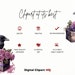 Purple Rose Raven Clip Art, Raven PNG, Corby PNG, Black Bird Clipart ...