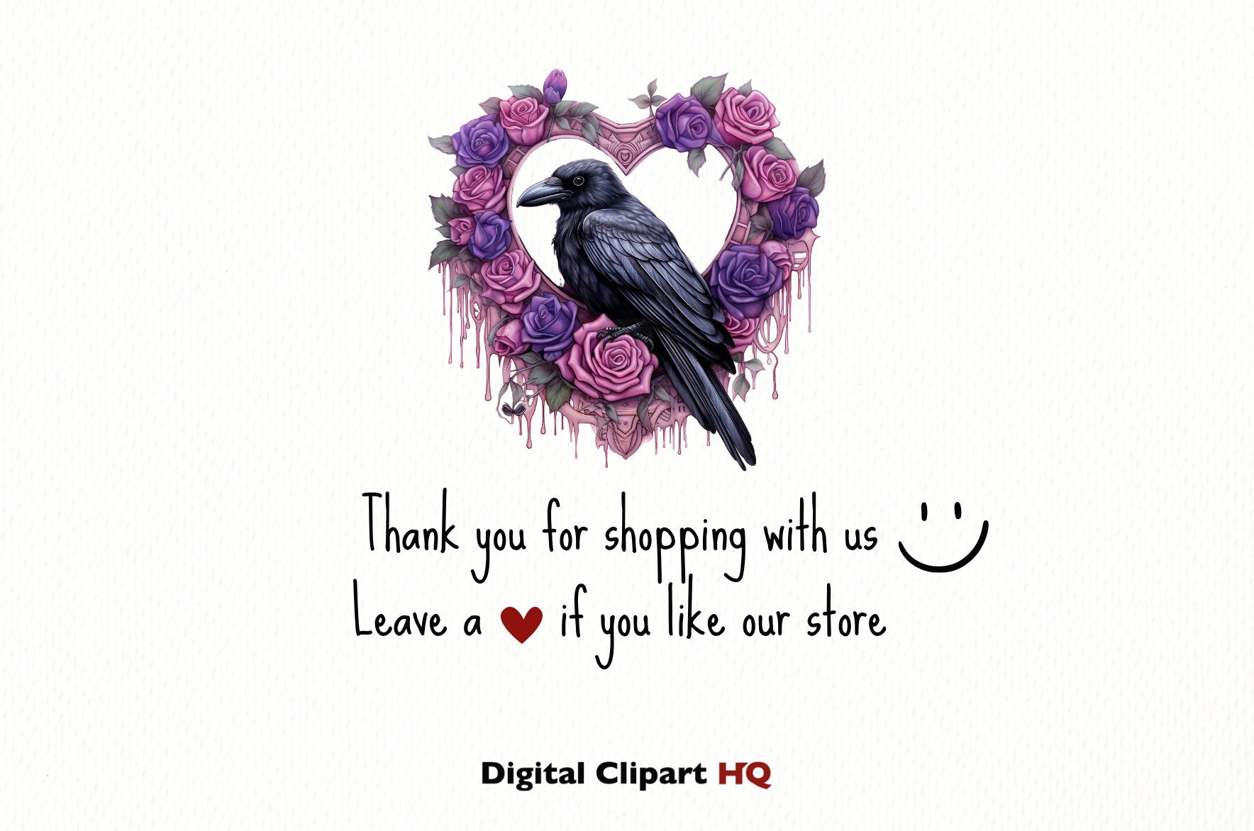 Purple Rose Raven Clip Art, Raven PNG, Corby PNG, Black Bird Clipart ...