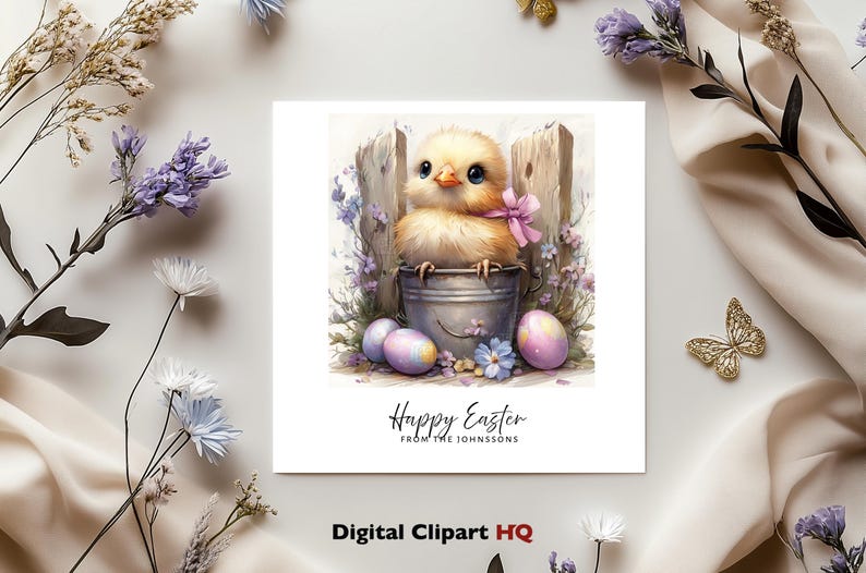 Easter Baby Chicks Clipart PNG JPEG, Spring Egg Chick Illustration ...