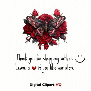 Red Rose Moth Clip Art, Moth PNG, Butterfly PNG, Red Butterfly Clipart ...