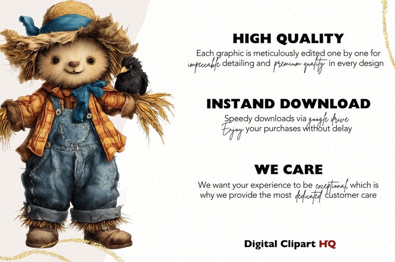 54 Little Scarecrow PNG Clipart, Cute Fall Harvest Scarecrows, Autumn ...